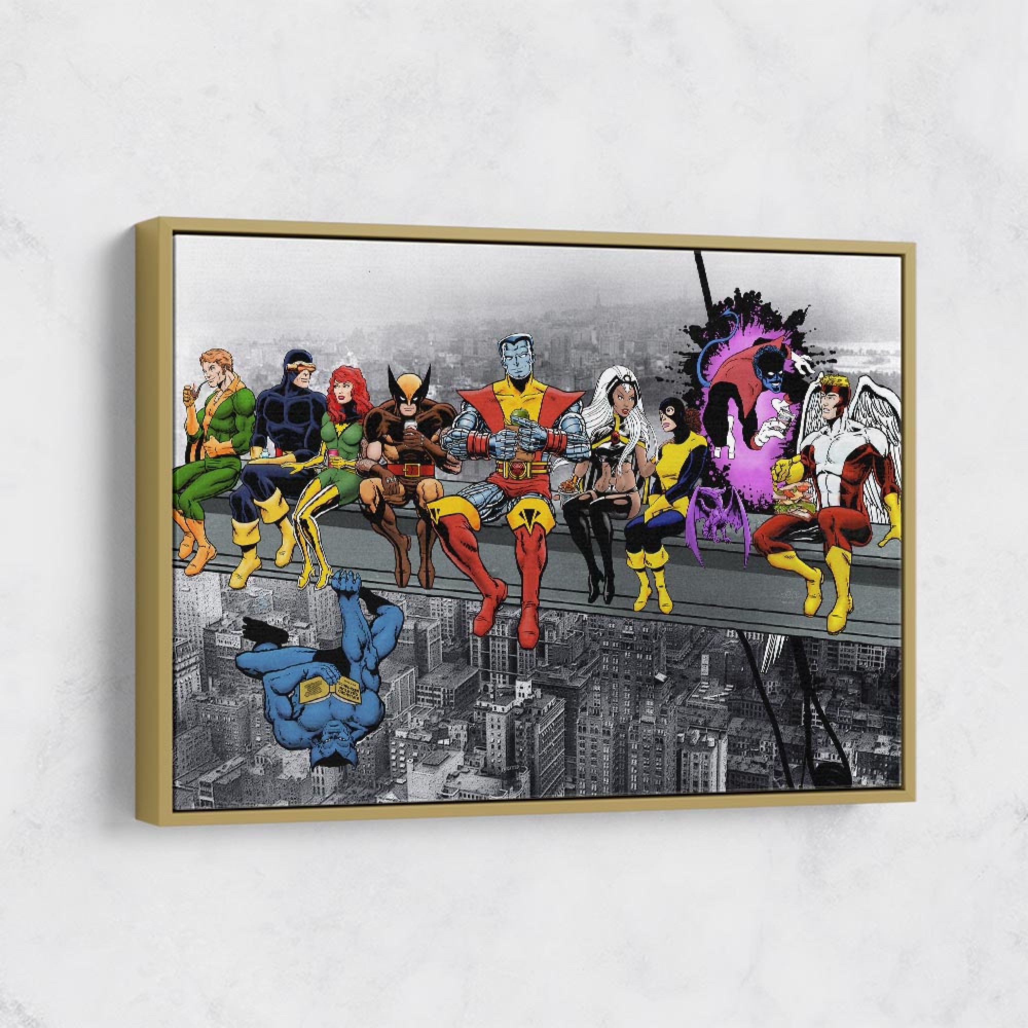Marvel X-Men Lunch Atop A Skyscraper Wall Art